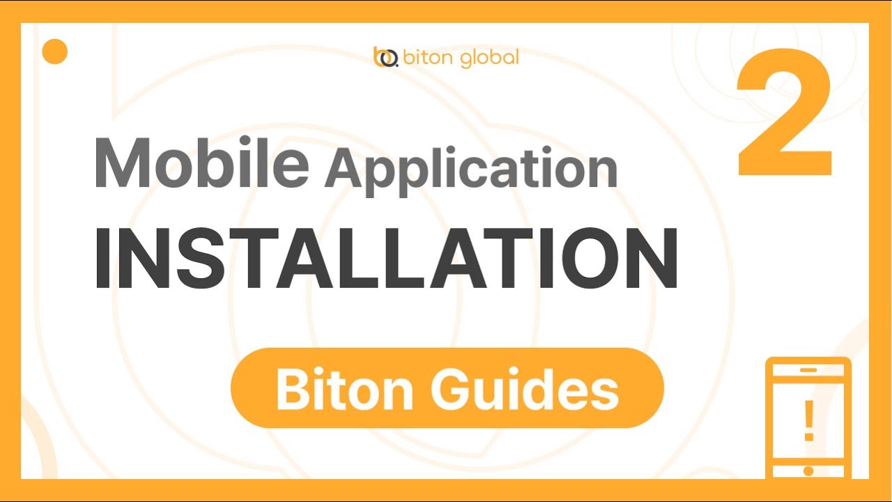 How to install a mobile application | Biton Global Guides #2 - YouTube