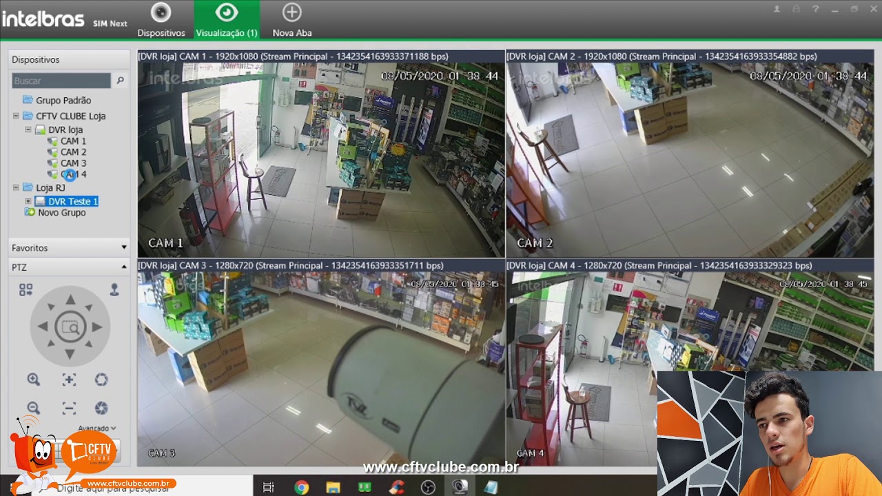 Como Configurar Sim Next DVR Intelbras via DDNS, Rede Local e Cloud ...