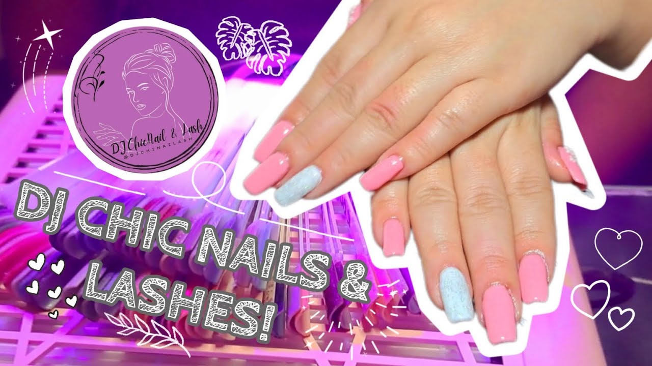 Hey It's Nina | Pamper day at DJ Chic Nail & Lashes! - YouTube
