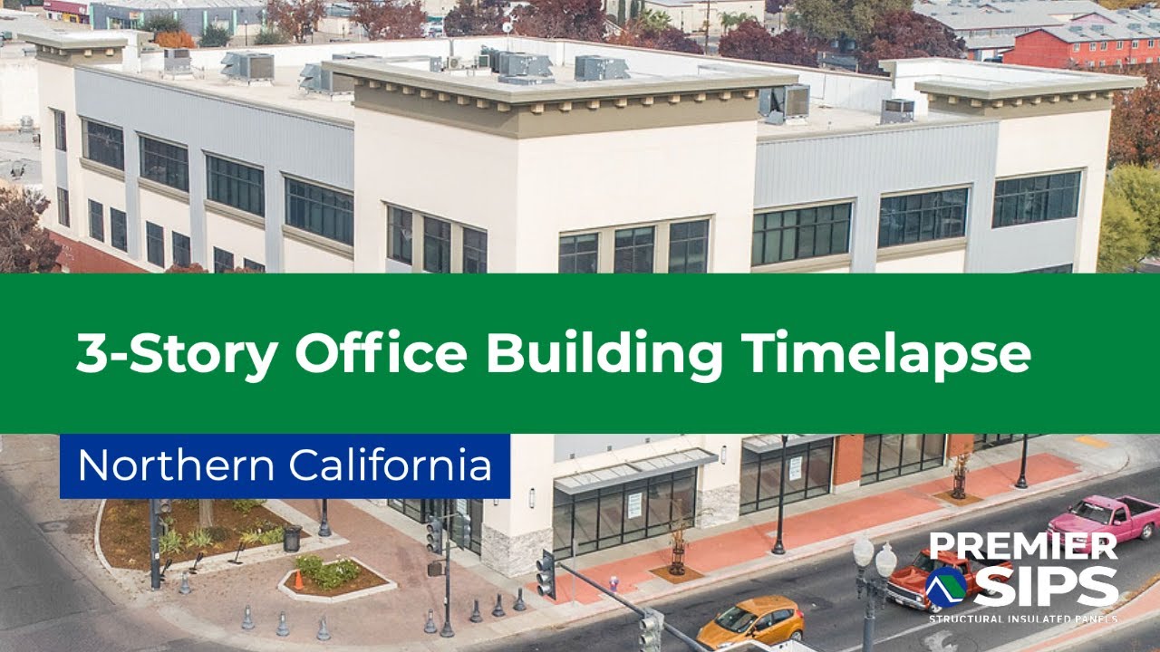 Corner Stone 3-Story Office Building Installation - YouTube