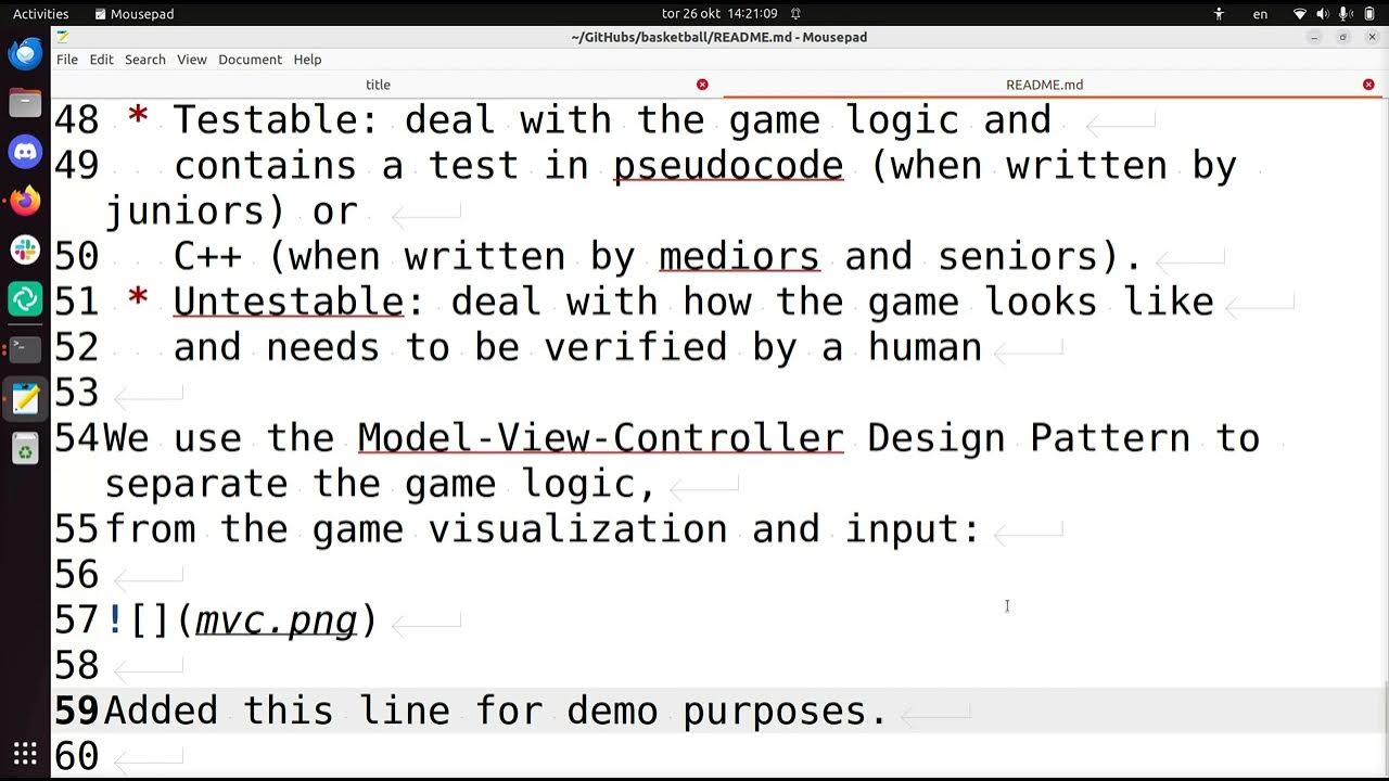 Basic GitHub workflow: modify README.md on main/master branch using git - YouTube