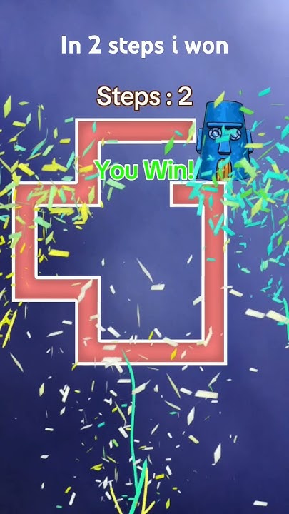 I won in 2 or 3 steps - YouTube