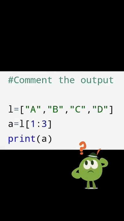 Comment The Output Python Pythoncoding Pythontutorial Coder Coding