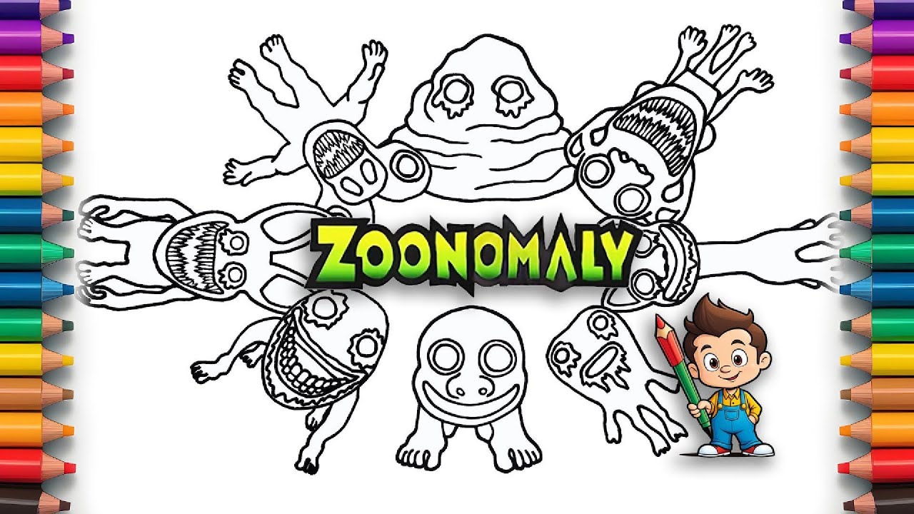 Zoonomaly characters coloring 🖌️ Dive into creativity - YouTube
