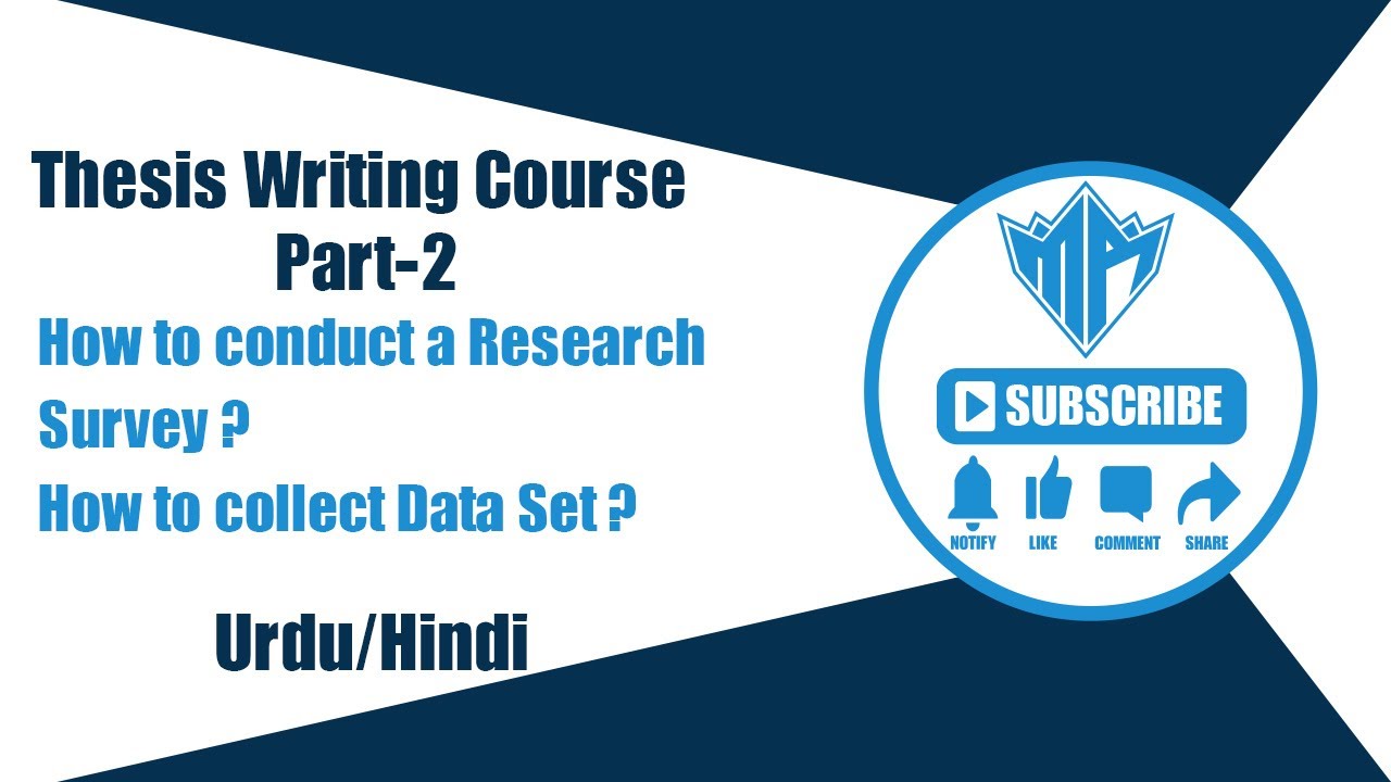 How to conduct a Research Survey - How to collect Data Set- Thesis ...