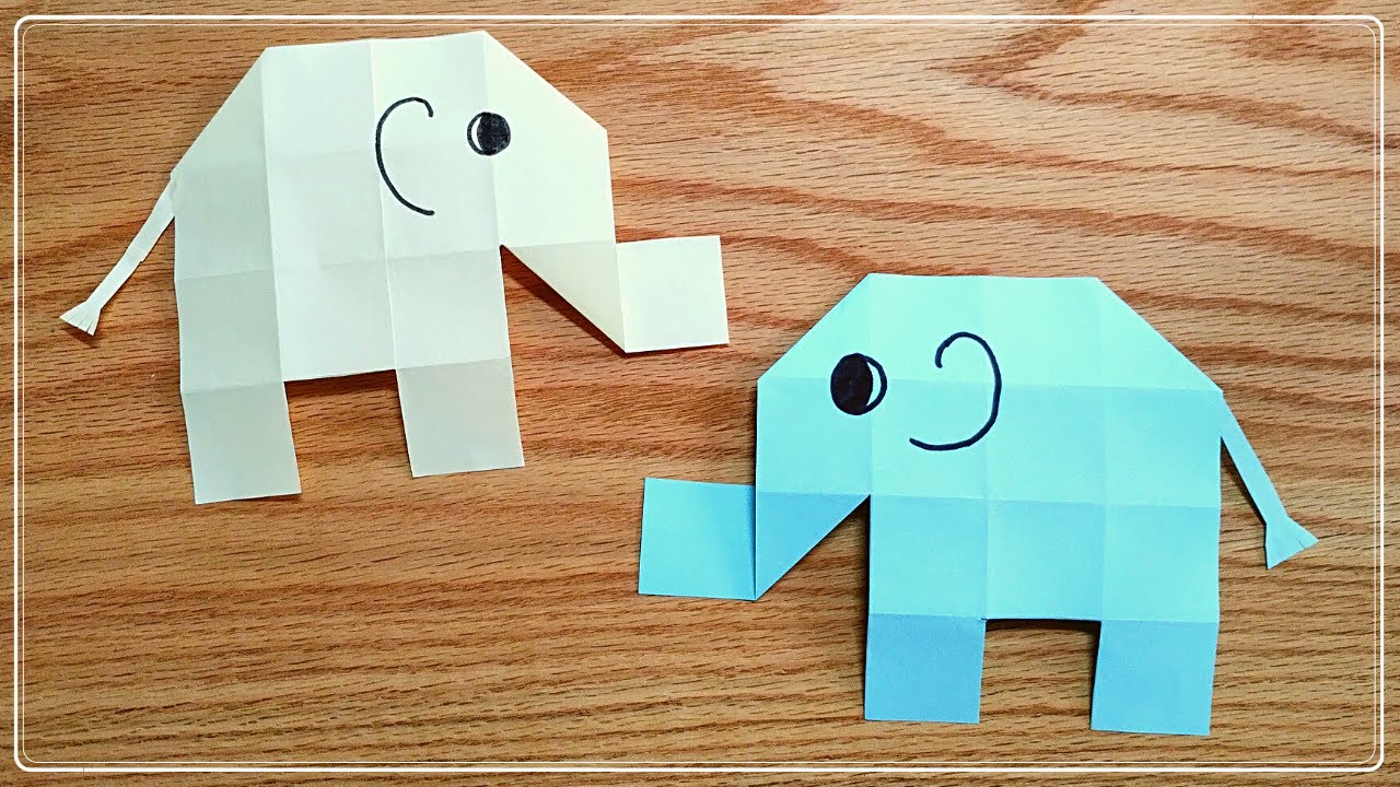 HOW TO: PAPER ELEPHANT | SUPER EASY TO MAKE! - YouTube