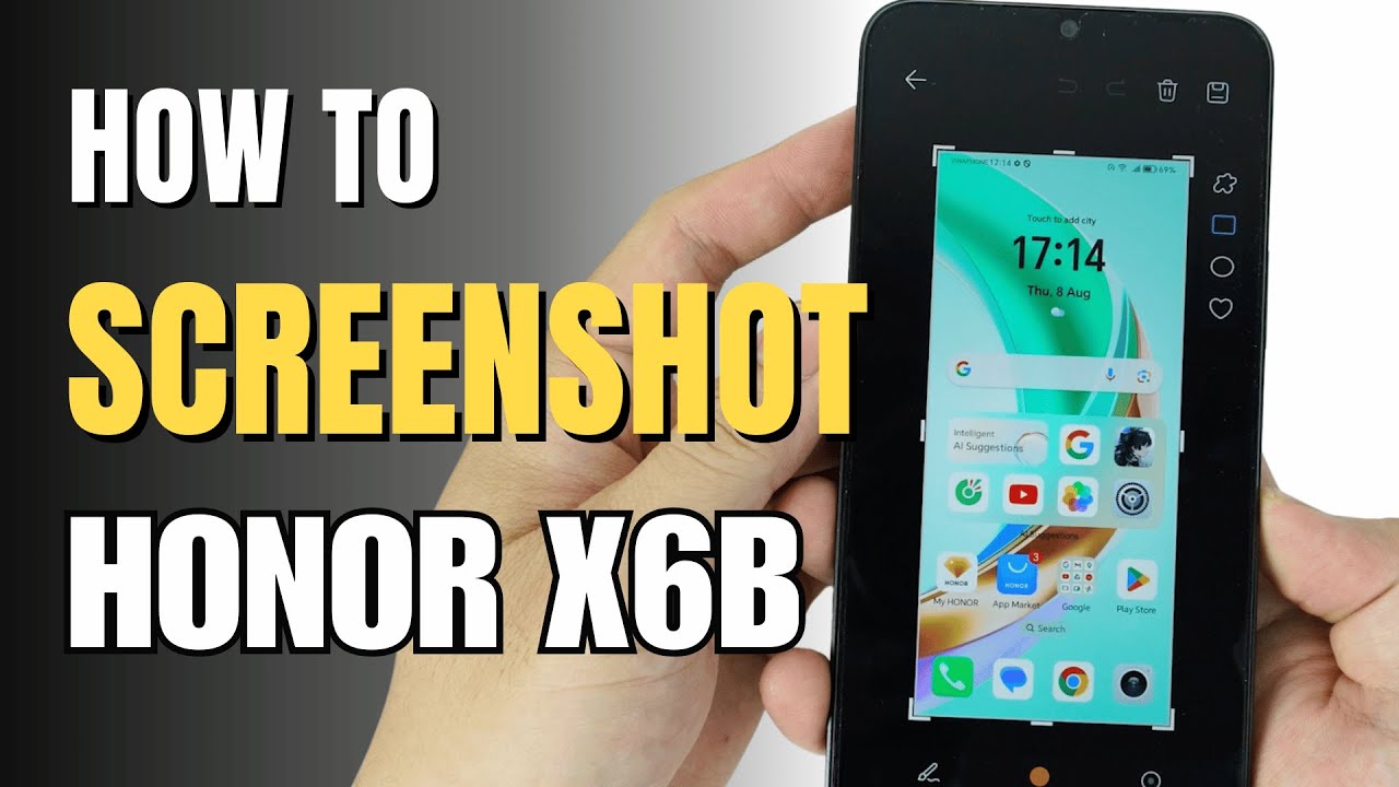 How to Take Screenshot HONOR X6b - YouTube