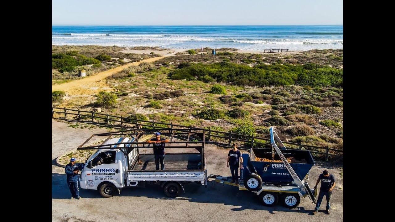Prinro Decking Skip Small load sand and stone deliveries - YouTube