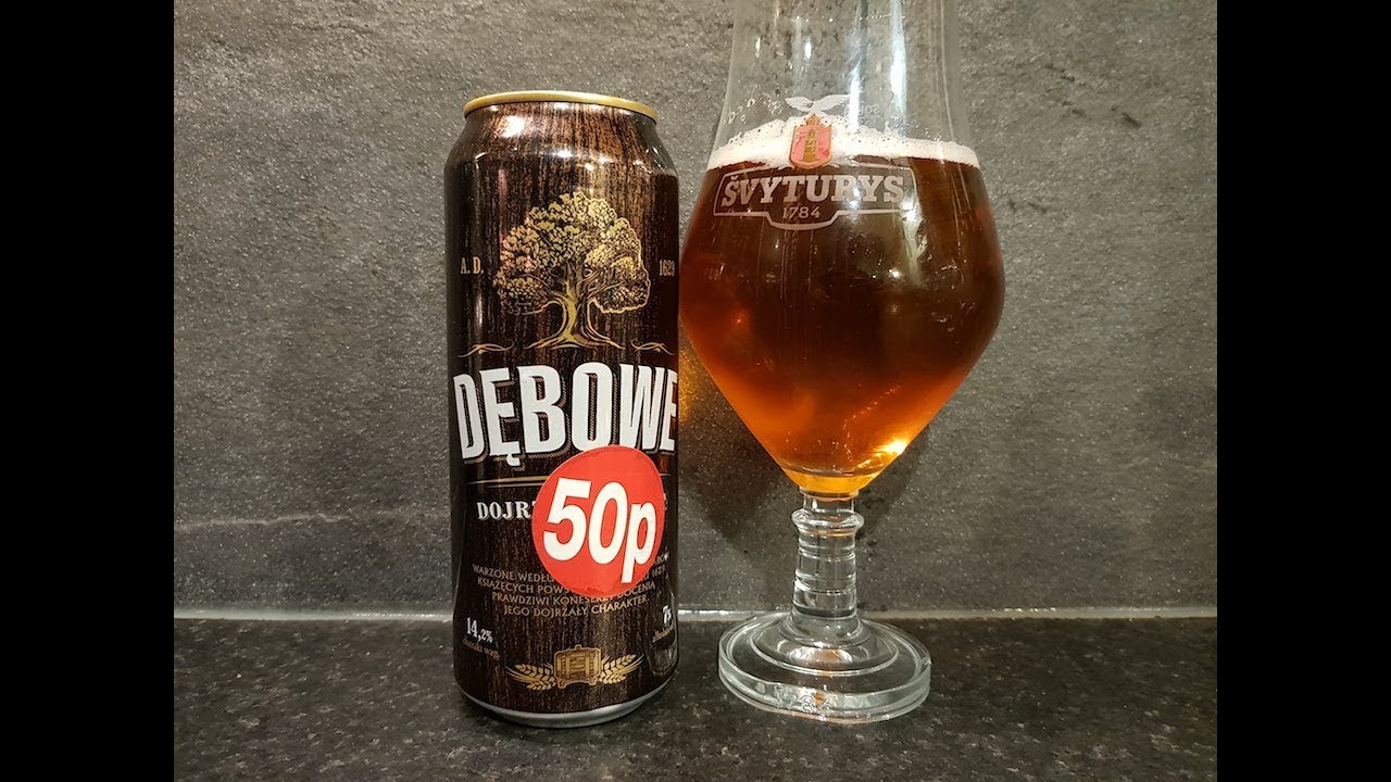 This Is The Worst Polish Beer I have Ever Tasted! Dębowe Mocne - YouTube