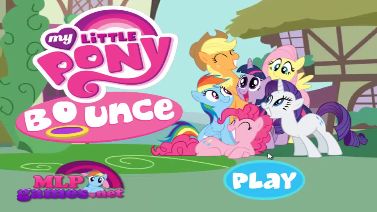 My Little Pony Bounce My Little Pony Games For Kids - YouTube