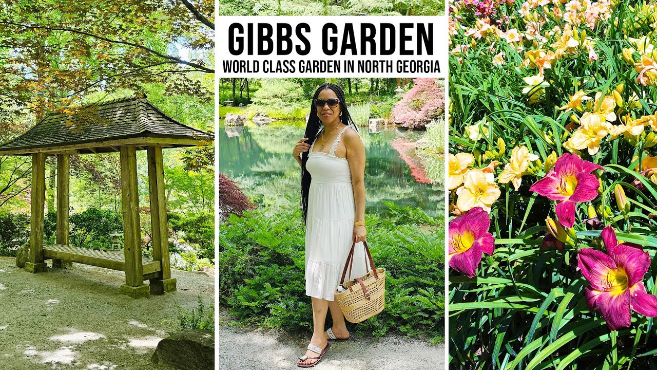 GIBBS GARDEN: Exploring the world class garden in North Georgia with variety of gardens - YouTube