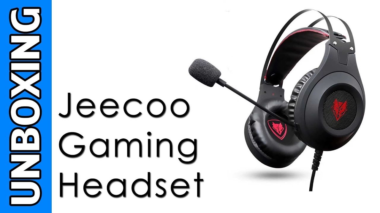 Jeecoo Gaming Headset Unboxing - YouTube