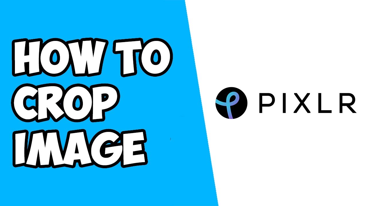 How To Crop Image in Pixlr - YouTube