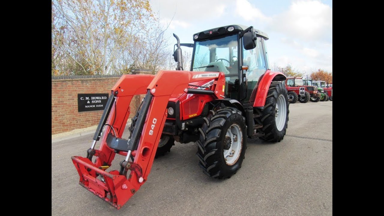 MASSEY FERGUSON 5445 WITH MF 940 LOADER WALKROUND VIDEO - YouTube