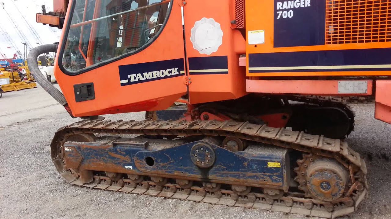 2000 Tamrock Ranger 700 Crawler Hydraulic Drill - YouTube
