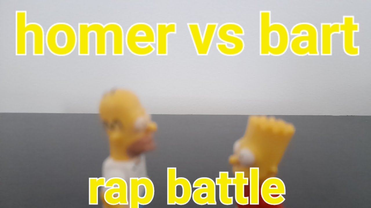 Homer VS Bart. Simpsons Rap Battle - YouTube