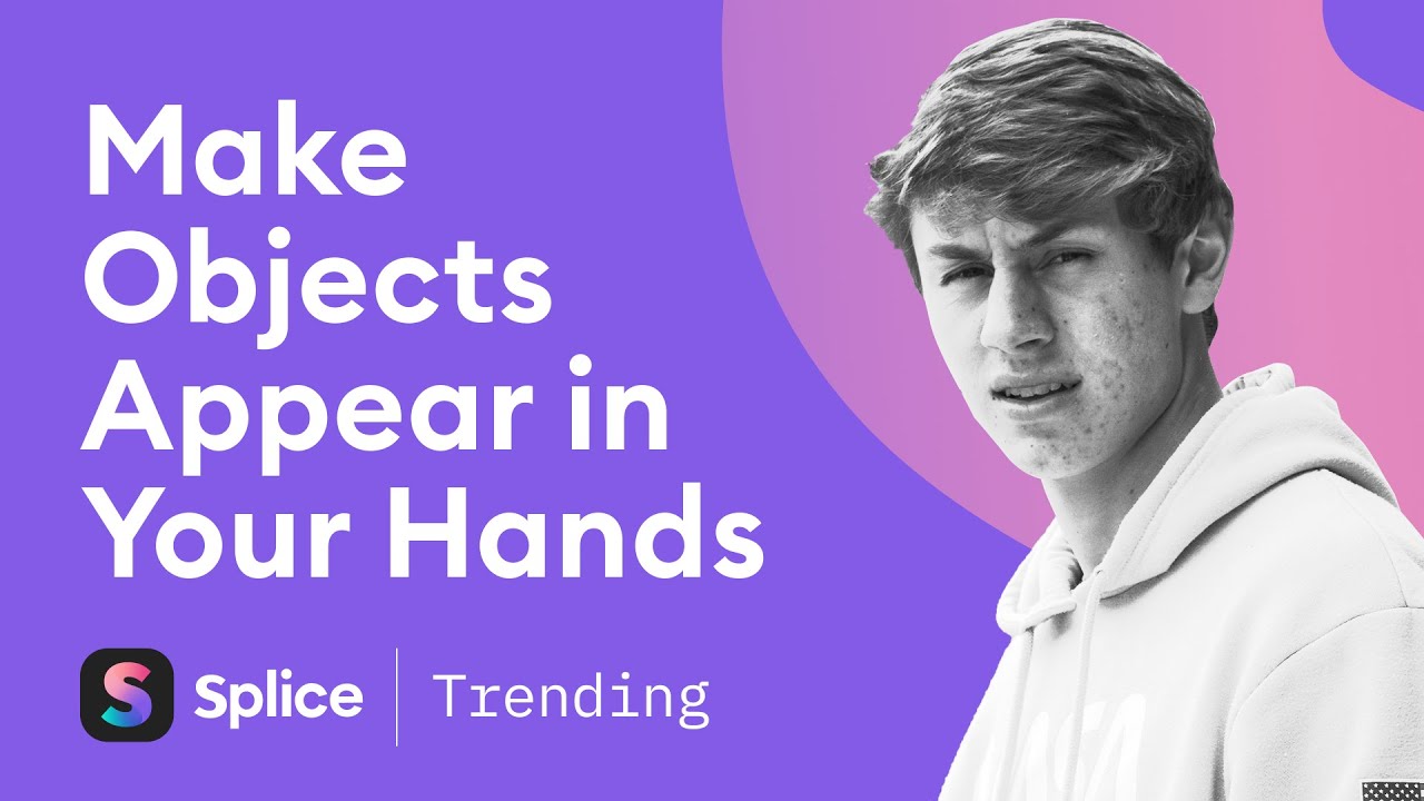How to make Objects Appear in your Hands | Splice Trending Edits - YouTube