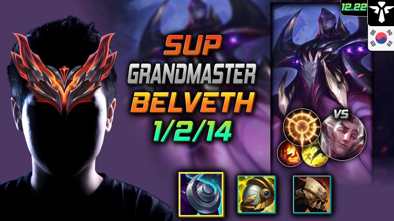 GrandMaster Support Bel'Veth Build Evenshroud Press the Attack - LOL KR ...