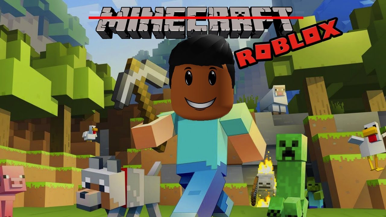 Playing minecraft but it's actually roblox... - YouTube