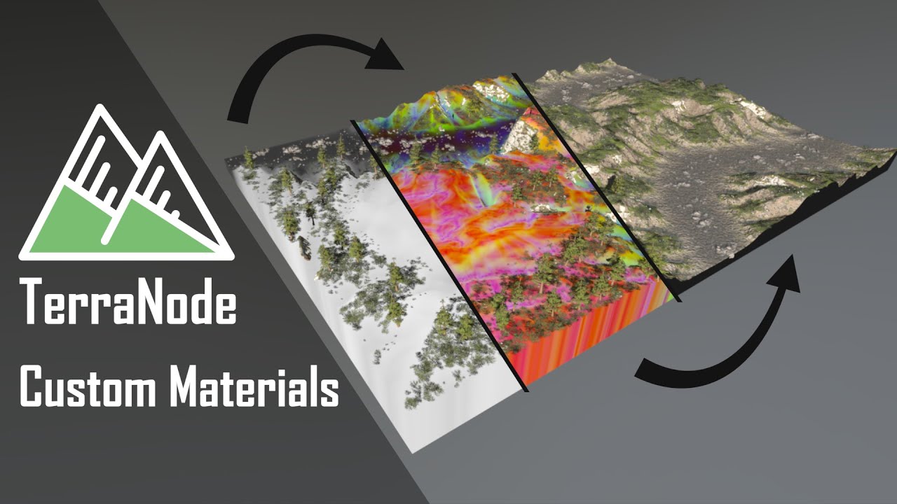 TerraNode: Custom Materials - Blender 4.0 - YouTube
