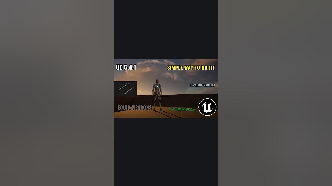 How To Equip Weapons Simulate Physics And Testing in Unreal Engine 5 ...