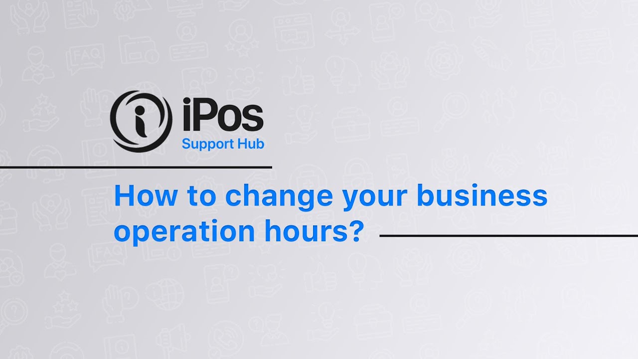 How to change your business operation hours? - YouTube