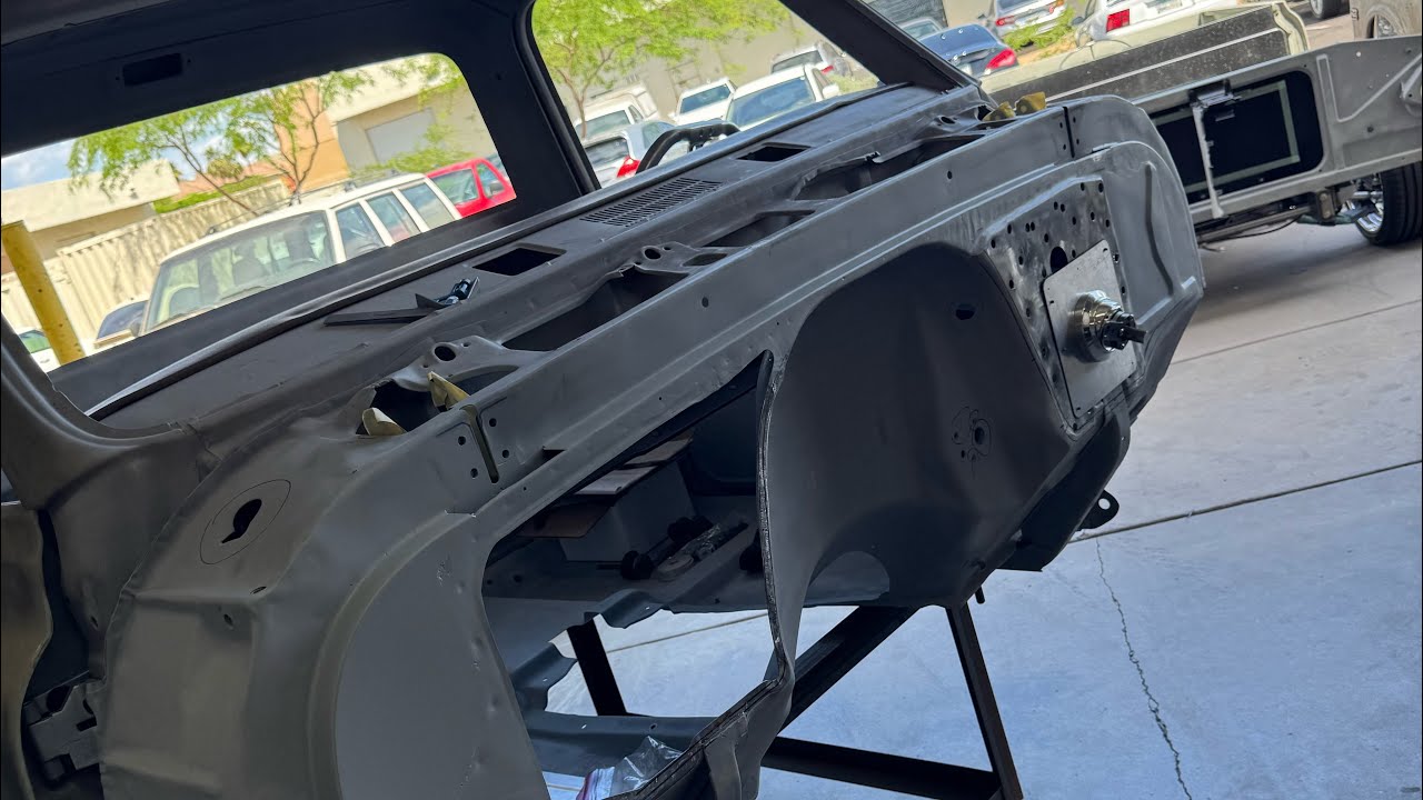 Made a firewall closeout piece, and finished the rain gutter ...