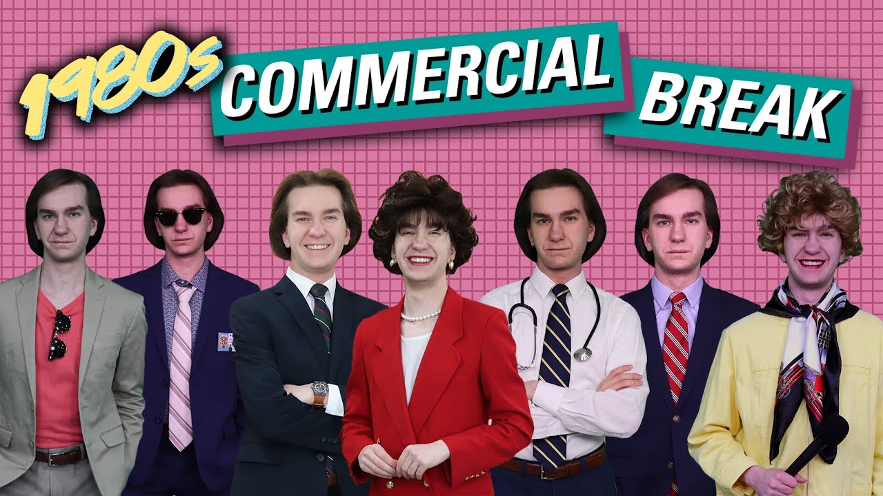 I created my own 1980s COMMERCIAL BREAK!! - YouTube