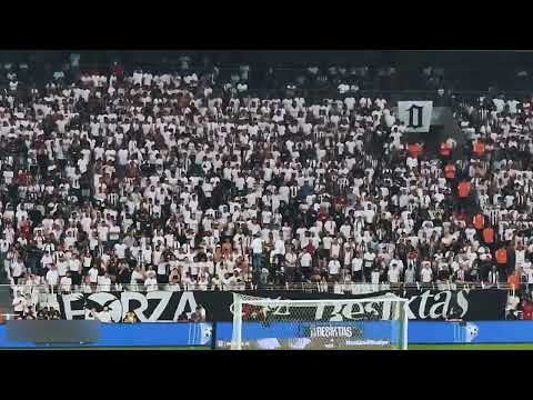 Beşiktaş - K. Zalgiris tribün İnanın Çocuklar Tezahürat