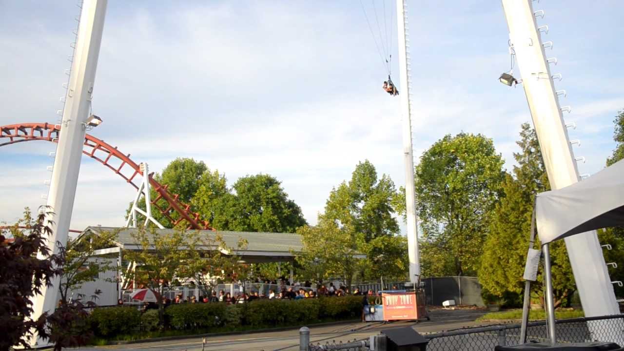 Playland amusement park - Drop Zone - YouTube