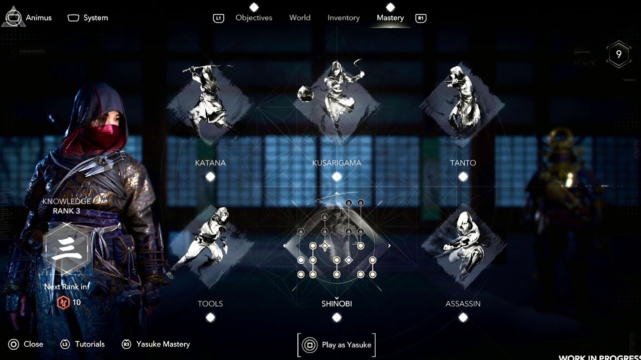 Assassin's Creed Shadows FULL Skill Tree | All Moves, Skills ...