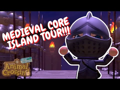 My Medieval-Core Island Tour | Animal Crossing New Horizons - YouTube