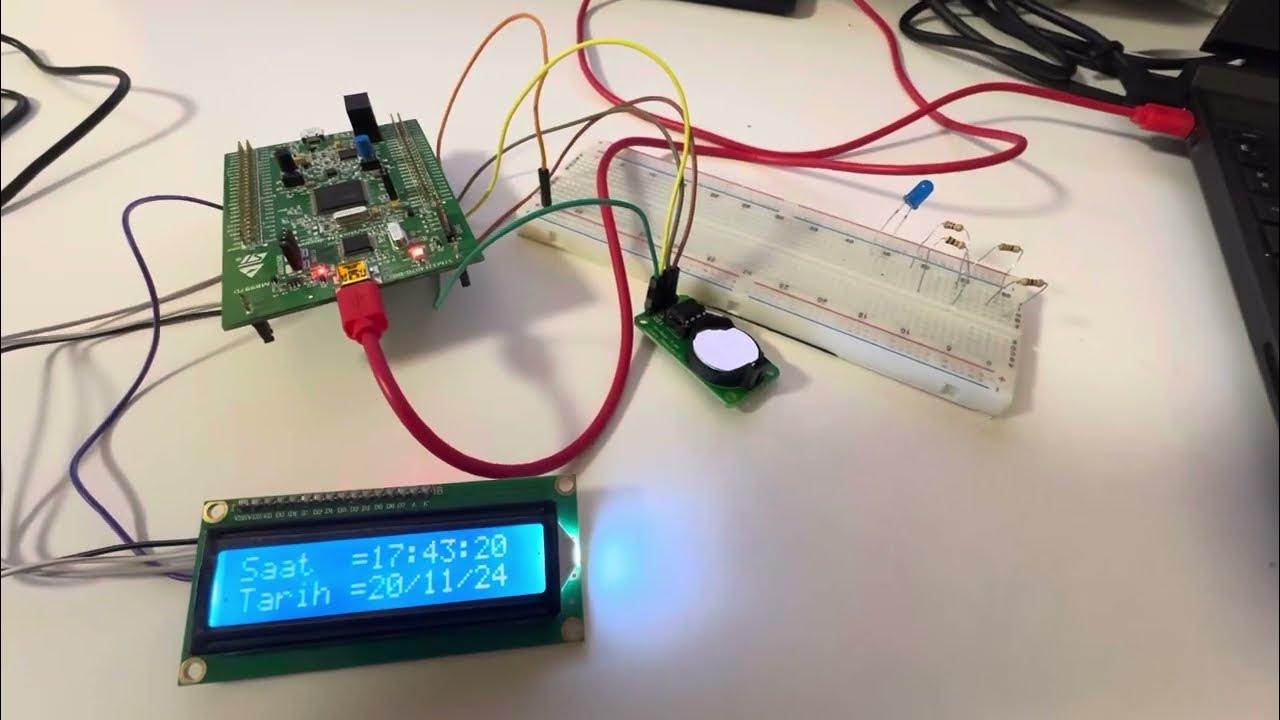 STM32F407 Discovery - DS1302 RTC Module and LCD I2C - YouTube