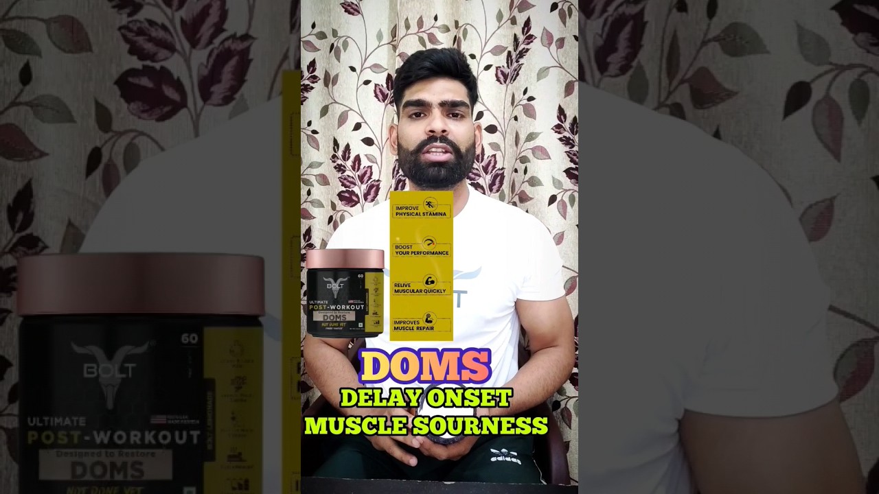 BOLT NUTRITION ULTIMATE POST WORKOUT DOMS - YouTube