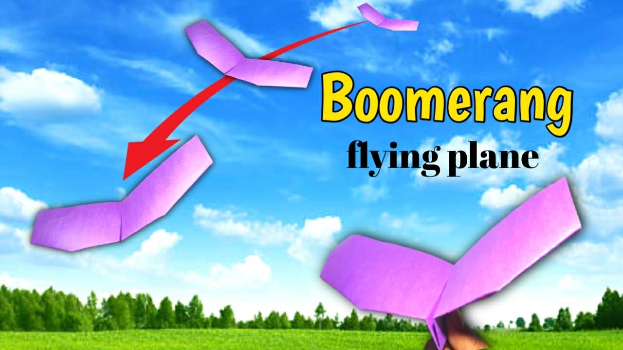 How To Make Boomerang Plane With A4 Size Paper boomerang Aircraft How To Make Boomerang Plane With A4 Size Paper boomerang Aircraft