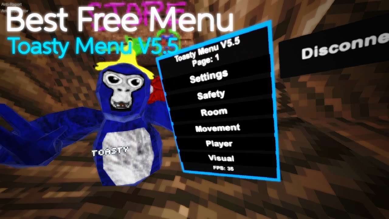 This is the BEST TROLLING Menu in Gorilla Tag... | Toasty Menu V5.5 ...