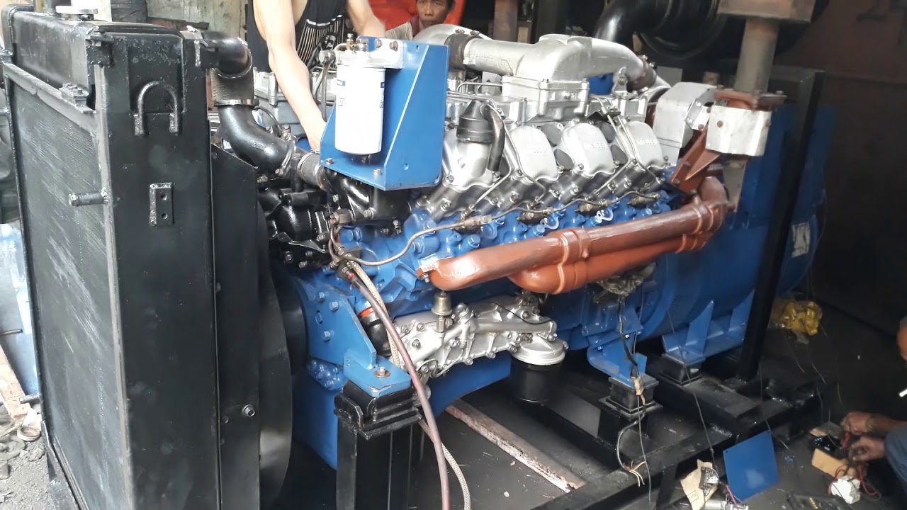 Mitsubishi 8dc11-Turbo 350 kva(1) - YouTube