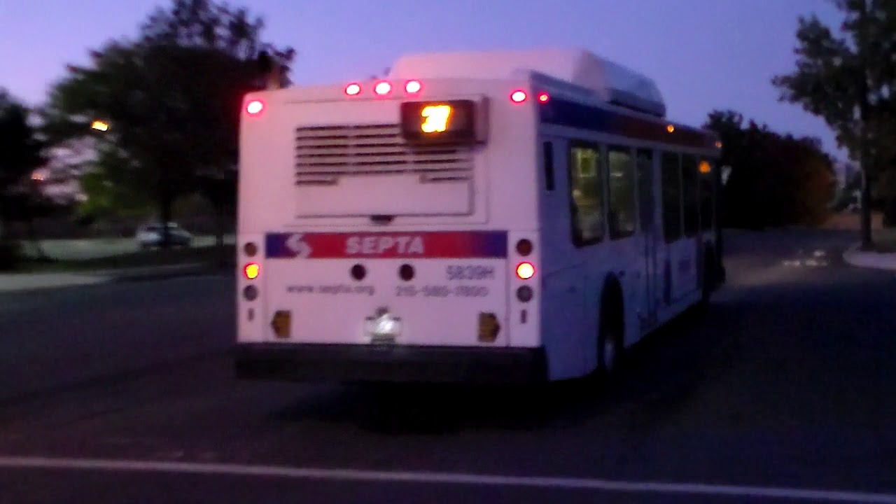 SEPTA BUS: HYBRID NEW FLYER DE40LF 5839H ON ROUTE: 37 PT3 - YouTube