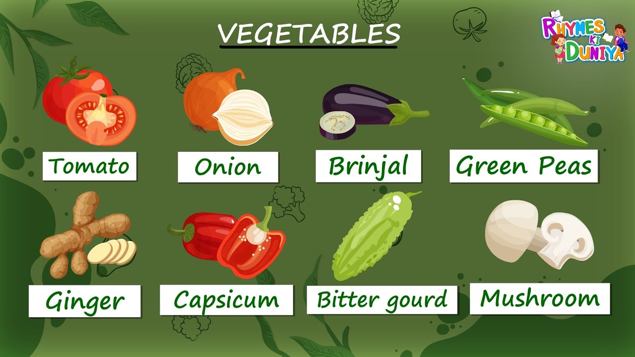 Vegetable Names with Pictures | Different Types of Vegetables ...