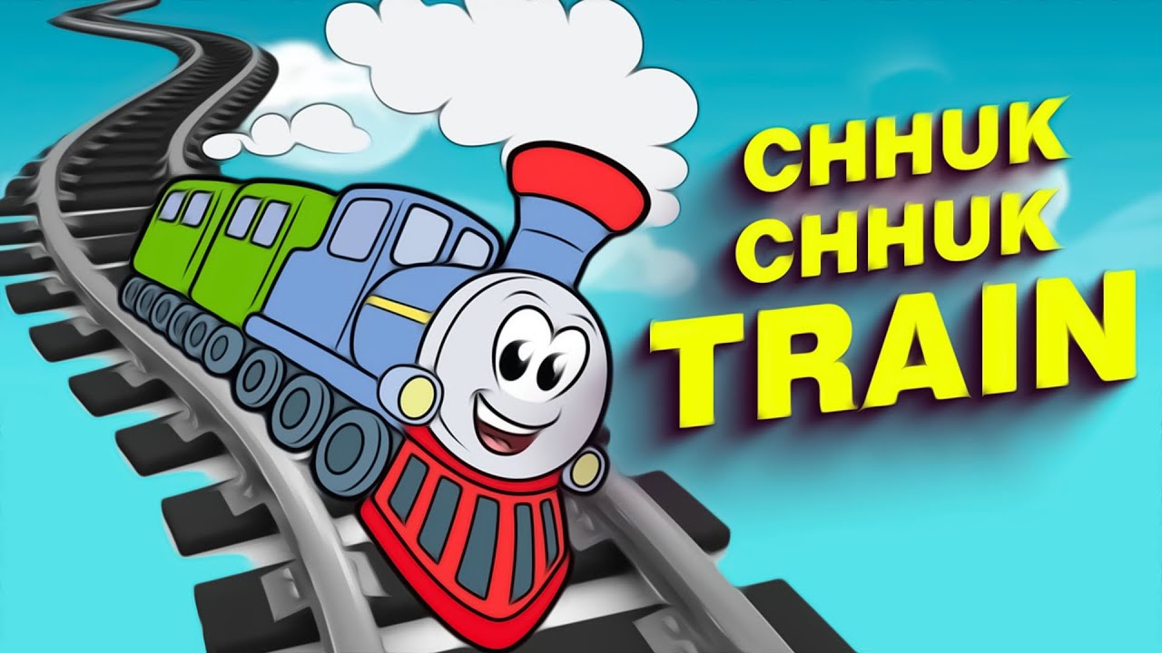 छुक छुक करती रेल चली | Chhuk Chhuk Karti Rail Chali Hindi | Riya Kids ...
