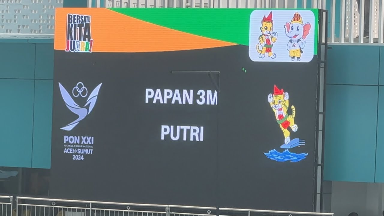 FINAL • WOMEN 3M LONCAT INDAH • PON XXI ACEH-SUMUT 2024 - YouTube