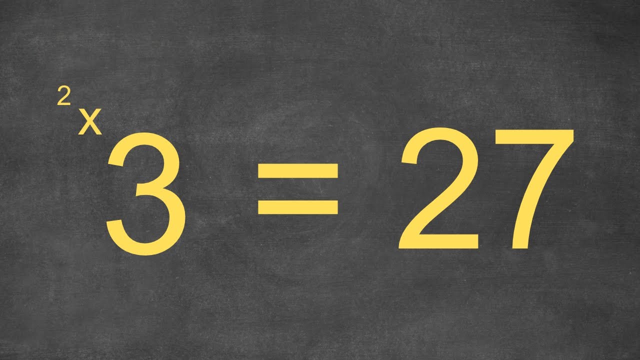 Solving A Tetration Equation - YouTube