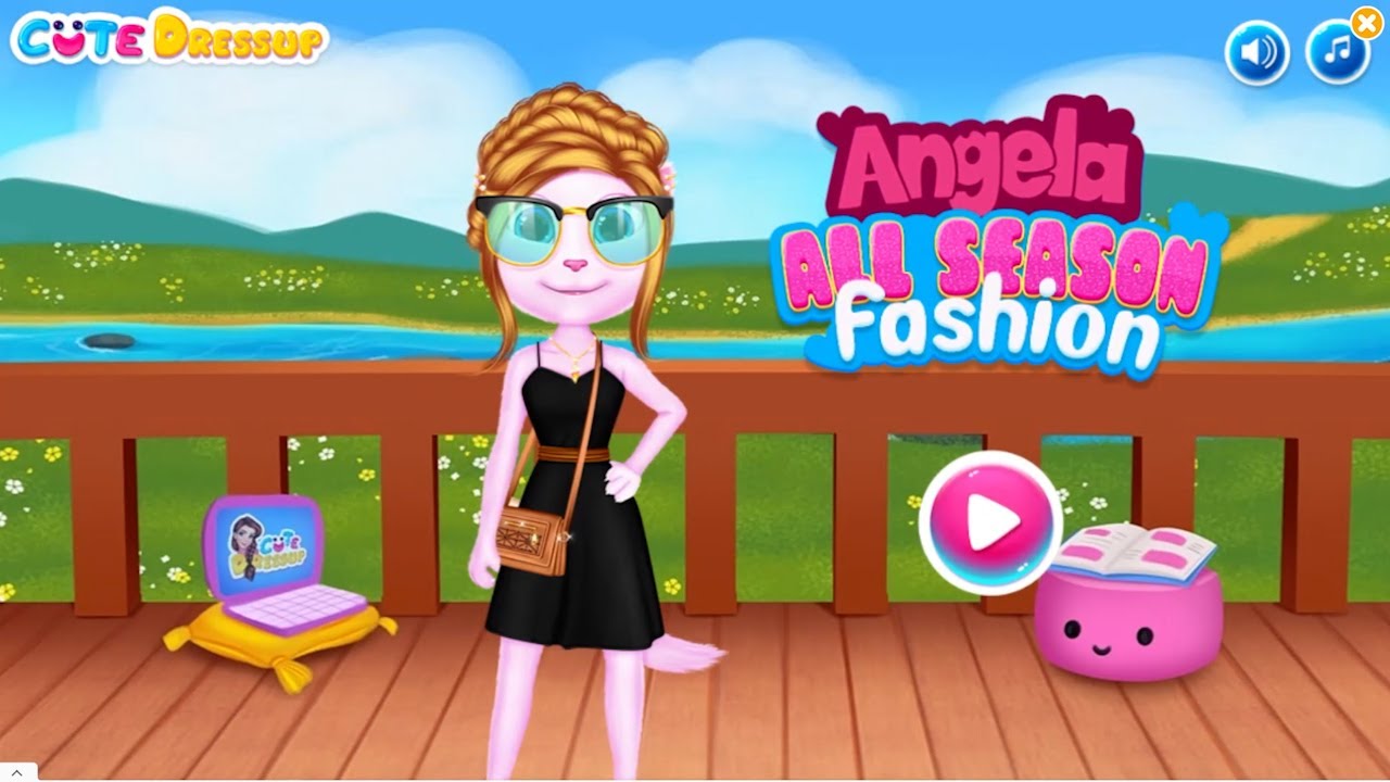 Angela All Season Fashion - Dress Up Games - KUIOO GAMES - YouTube