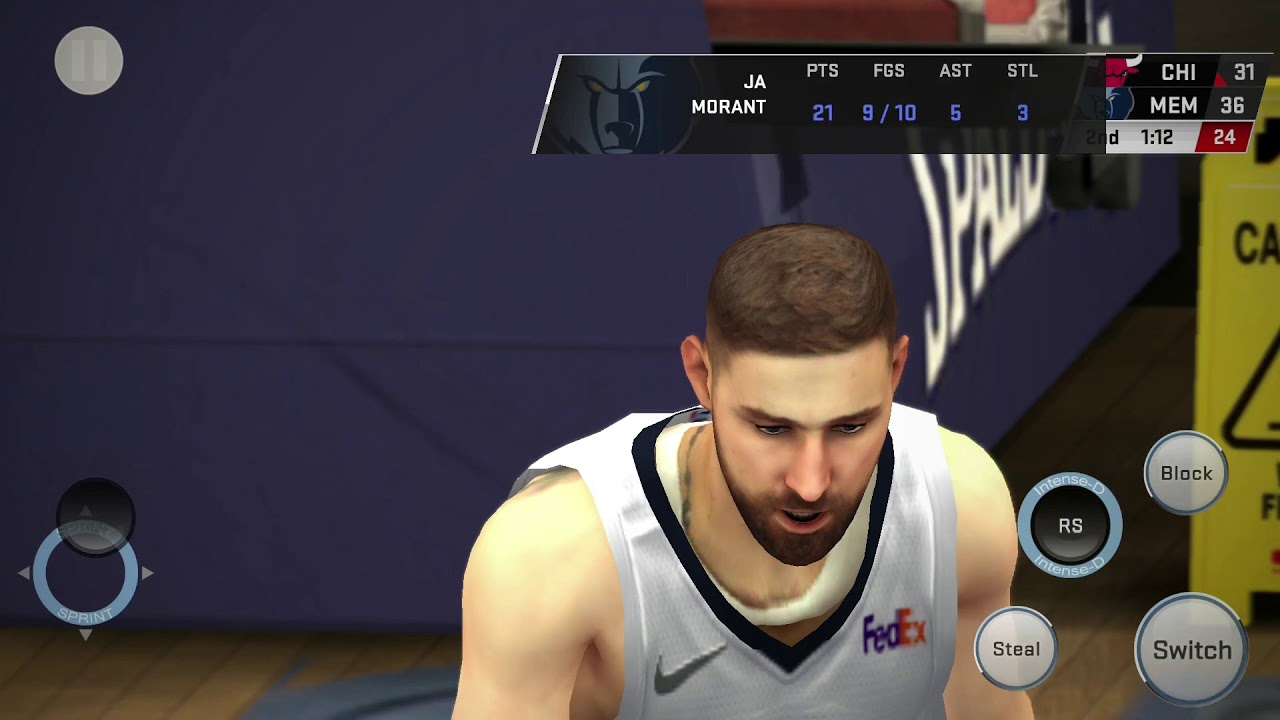 Nba 2k20 Mobile Andoid/IOS _Game 19 : Chicago Bulls vs Memphis ...