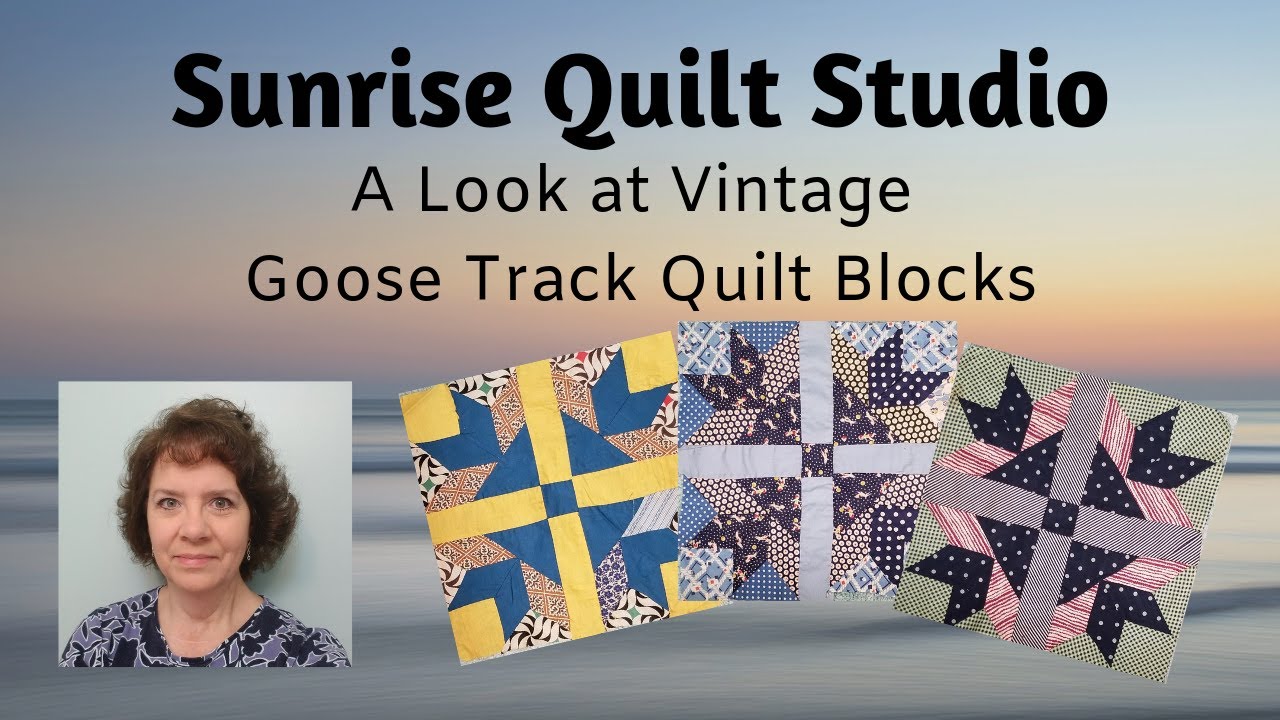 A Look at Vintage Goose Track Blocks - YouTube