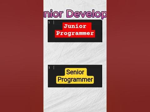 Junior Developer vs Senior Developer Pt03 | #programming #coding #shrots #video #viralvideo # ...