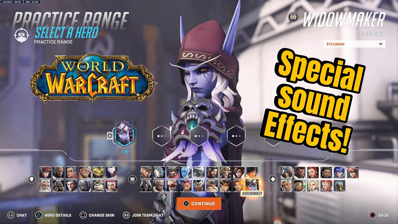 Widowmaker Sylvanas Skin Bundle SHOWCAST | Overwatch 2 x World Of ...