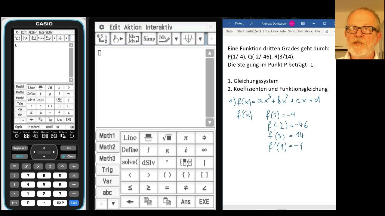 Casio Classpad II Define - Funktion "speichern" - YouTube