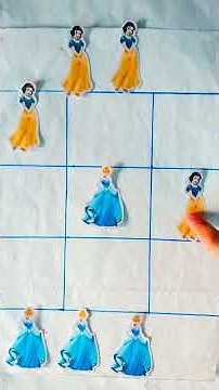 Disney princess tic-tac-toe game#viral #art #drawing #game #shorts ...