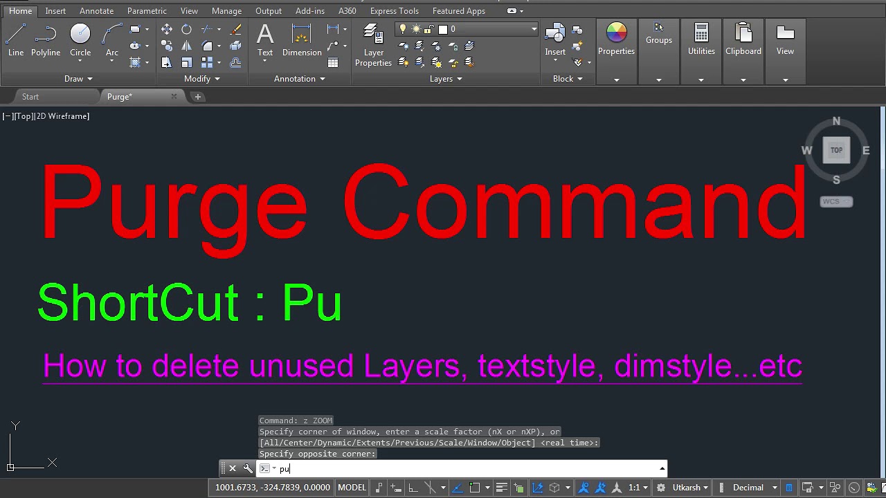 Purge Command In AutoCAD In Hindi YouTube purge-command-in-autocad-in-hindi-youtube
